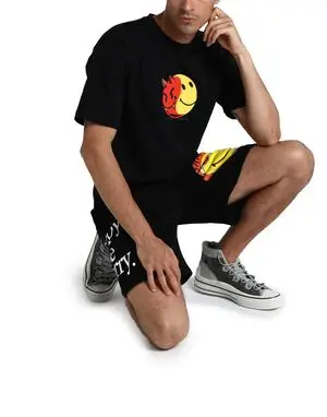 MARKET Smiley Good And Evil T-shirt T-shirt Size Cotton