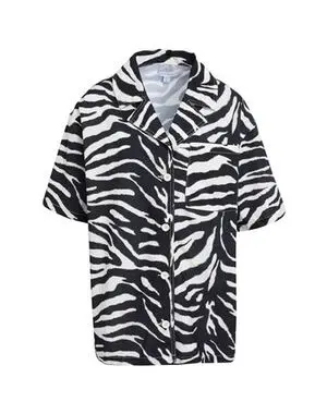 Topshop Zebra-print Woven Shirt