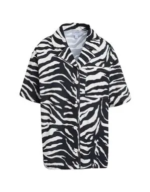 Topshop Zebra-print Woven Shirt