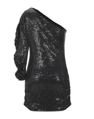 CINQUE One-shoulder Sequin Mini Dress