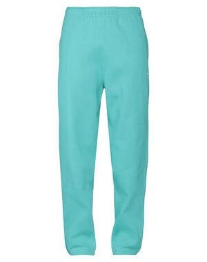 Nike Man Pants Turquoise Size M Cotton, Polyester Turquoise