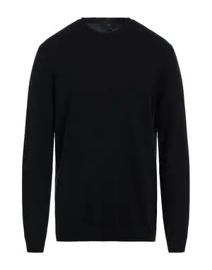 LIU •JO MAN Wool Crewneck Sweater - Black