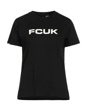 French Connection Cotton Logo T-shirt - Black