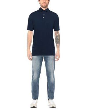 FILIPPO DE LAURENTIIS Polo Shirt Midnight Size Cotton