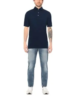 FILIPPO DE LAURENTIIS Polo Shirt Midnight Size Cotton
