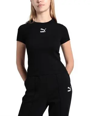 PUMA Classics Ribbed Slim Tee