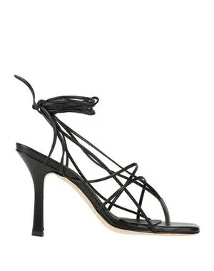 LUCA VALENTINI Lace-up Thong Sandals