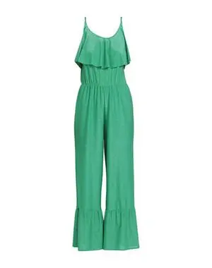 COTAZUR COTAZUR Jersey Lamé Jumpsuit Green