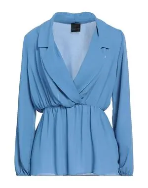 MARC ELLIS Peplum Top - Blue