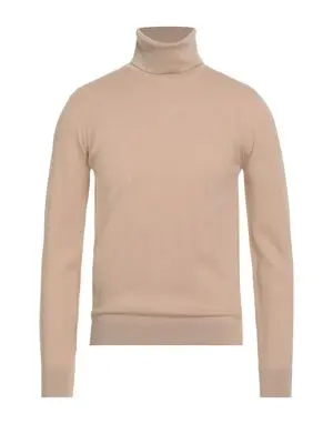 Alpha Studio Turtleneck Size Merino Wool - Beige
