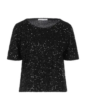 CARACTÈRE Sequin-embellished Tulle Top - Black
