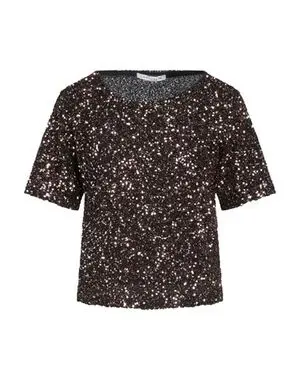 CARACTÈRE Sequin-embellished Tulle Top