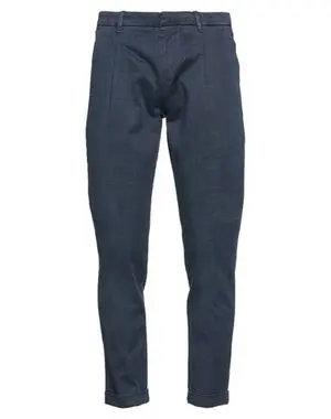 PAUL MARTIN'S Pants Size Cotton, Elastane - Navy Blue