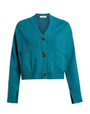 Alpha Studio Wool & Alpaca Cardigan - Blue