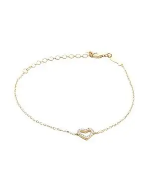 KURSHUNI Mini Heart Bracelet - Gold
