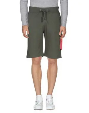 Alpha Industries French Terry Bermuda Shorts - Green