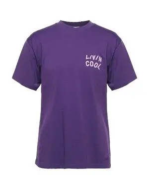 LIVINCOOL T-shirt Size Cotton - Purple