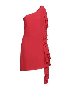 MARC ELLIS Mini One-shoulder Dress - Red