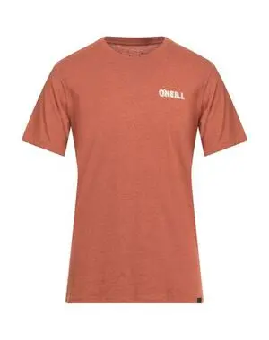 O'Neill Man T-shirt Yellow Size S Cotton, Recycled Polyester Rust
