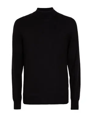8 BY YOOX Regular-fit Mock-neck Merino Wool Turtleneck