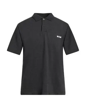 MSGM Polo Shirt Lime Size Cotton - Grey