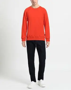 NOUMENO CONCEPT Cotton Fleece Sweatshirt - Orange