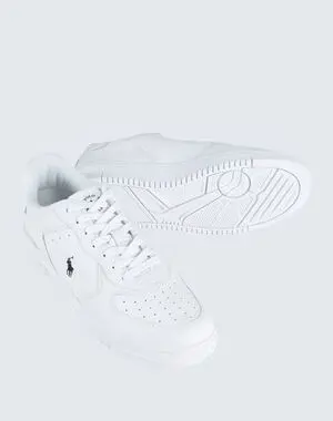 Polo Ralph Lauren Masters Court Leather Sneakers - White