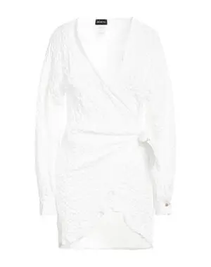 MOEVA Mini Wrap Dress White