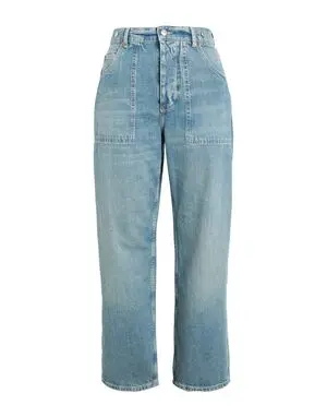 Topshop Cotton Straight-leg Jeans