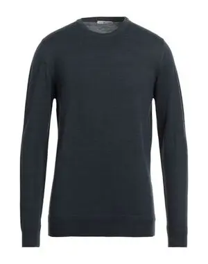 DANIELE ALESSANDRINI Wool Sweater - Navy Blue