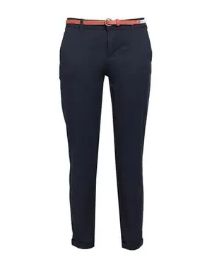 Only Tapered Chinos With Belt - Navy Blue