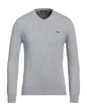 HARMONT & BLAINE V-neck Mélange Knit Sweater