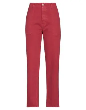PLEASE Straight-leg Jeans - Red