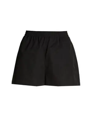 Topshop High Waisted Shorts - Black