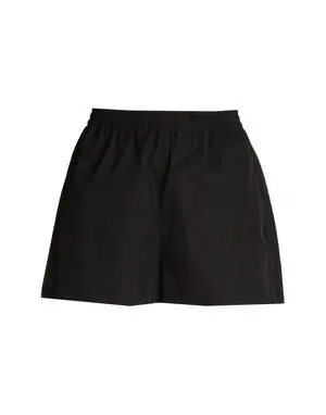 Topshop High Waisted Shorts - Black