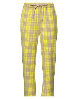 SEMICOUTURE Tartan Tapered Pants - Yellow