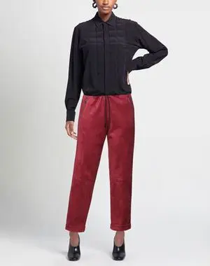 SILVIAN HEACH Suede-effect Trousers