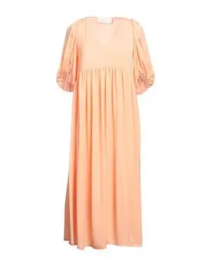 KATIA GIANNINI Midi Trapeze Dress - Apricot