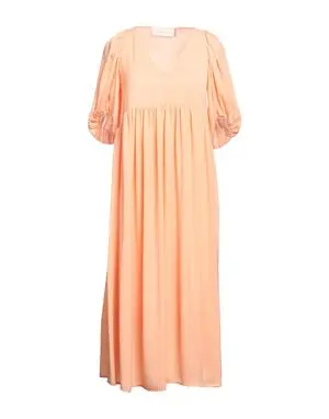 KATIA GIANNINI Midi Trapeze Dress - Apricot