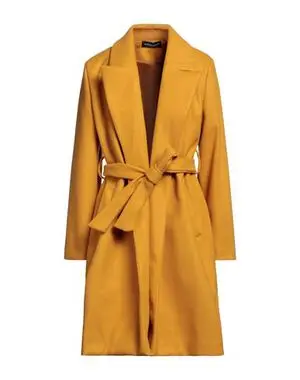 VANESSA SCOTT Belted Single-breasted Coat