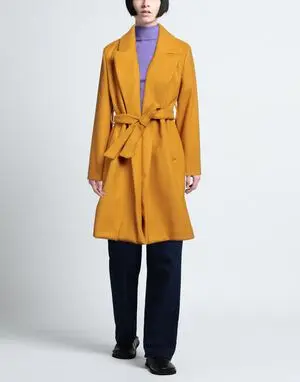 VANESSA SCOTT Belted Single-breasted Coat