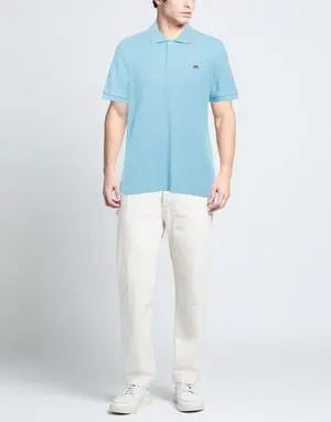 Sandro Polo Shirt Size Cotton, Elastane, Polyester - Blue