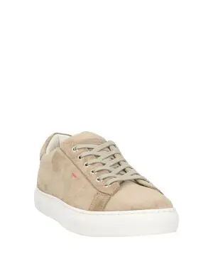 Santoni Leather Low-top Sneakers - Beige