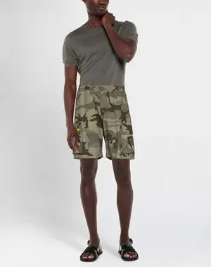 IUTER Cotton Military Cargo Shorts - Green