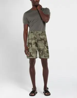 IUTER Cotton Military Cargo Shorts - Green