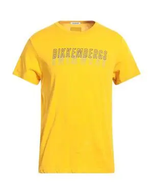 BIKKEMBERGS T-shirt Size Cotton - Yellow