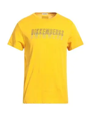 BIKKEMBERGS T-shirt Size Cotton - Yellow