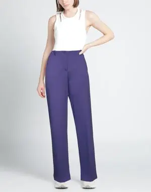 SUOLI Wide Leg Viscose Blend Pants