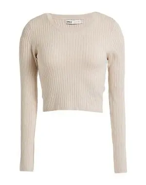 Only Sweater In Viscose And Nylon Beige