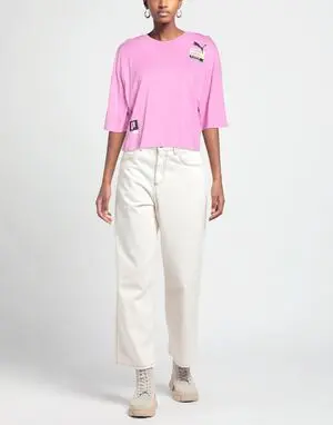 PUMA Brand Love Oversized Tee - Pink